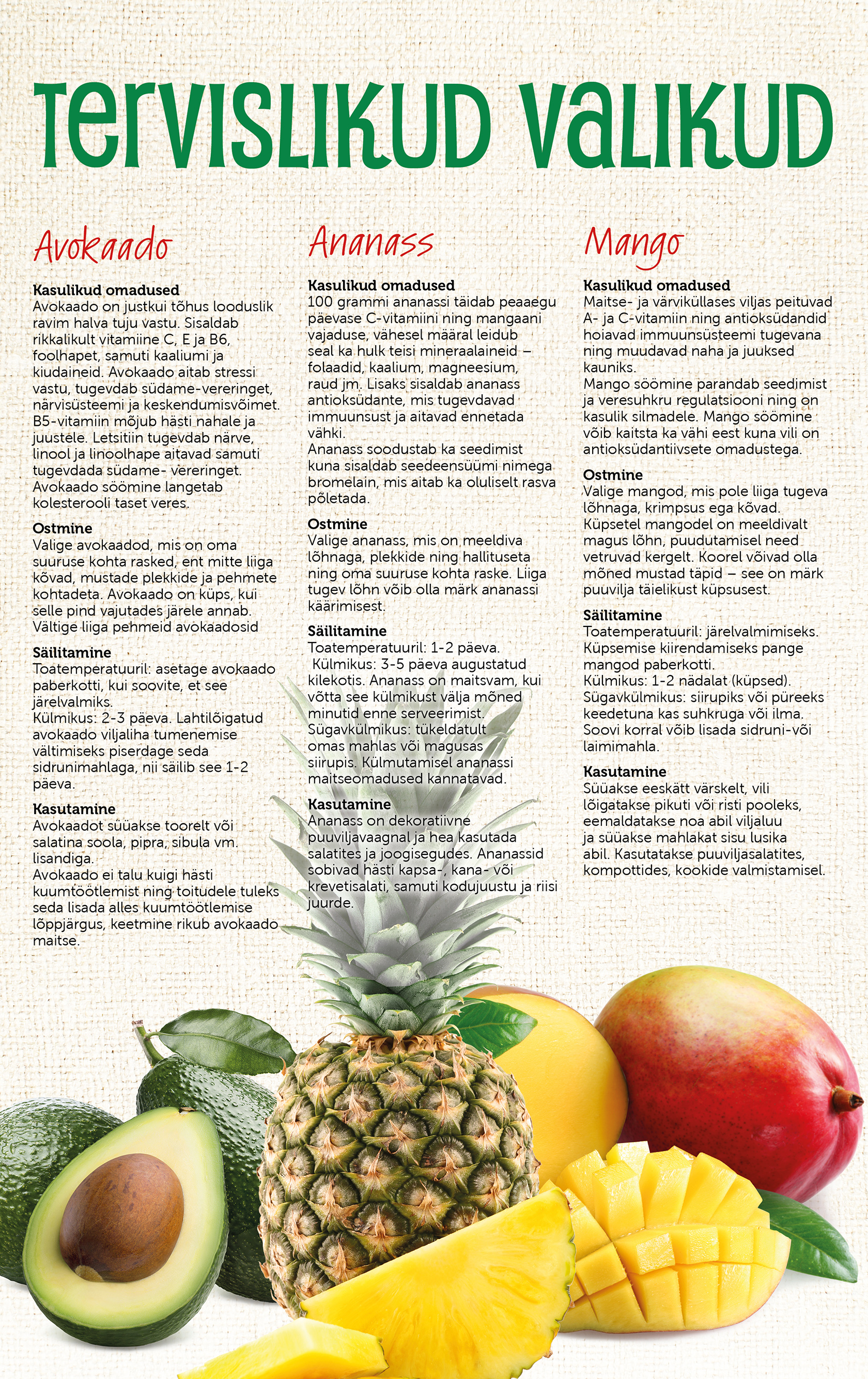 Tervislikud valikud | Coop